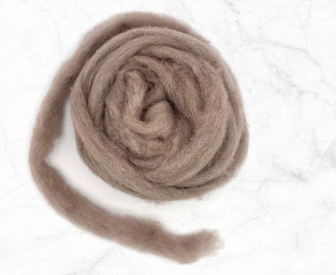 Mink: Carded Corriedale – PortFiber