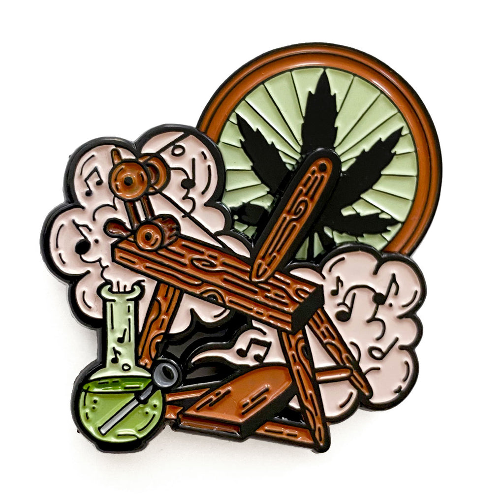 Shelli Can x PortFiber High Spinning Pin